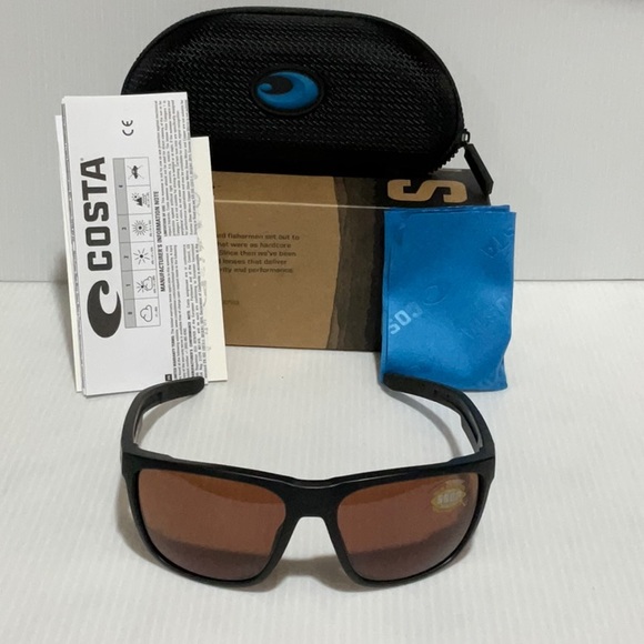 Costa | Accessories | Costa Del Mar Ferg Polarized Brown Lenses Matte ...